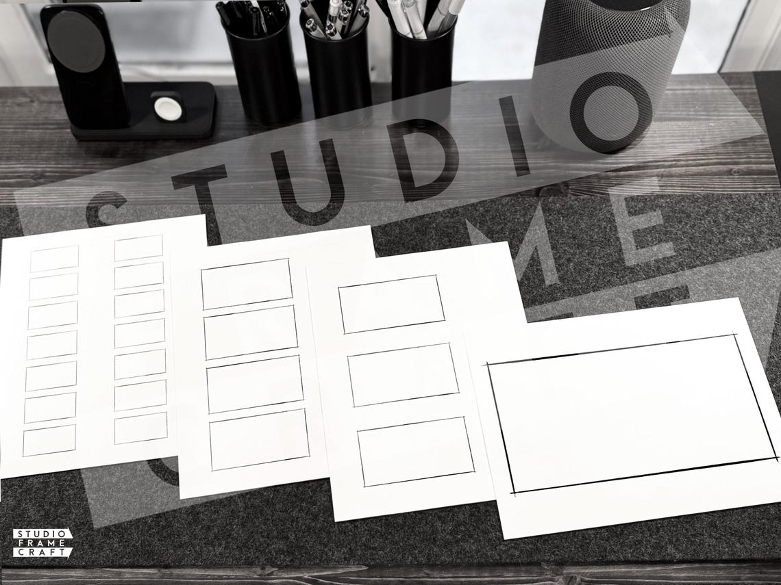 STORYBOARD PRO PACK - All Sketch Style Aspect Ratios - Digital Download ...