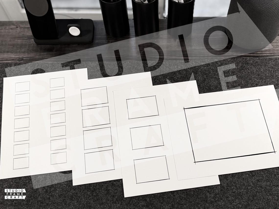 STORYBOARD PRO PACK - All Sketch Style Aspect Ratios - Digital Download for Filmmakers - Etsy