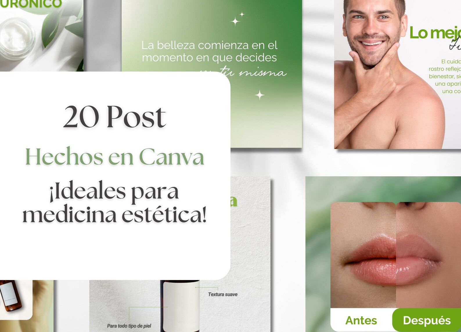 Spanish Canva Templates | Plantillas En Español Para Cosméticos Y ...