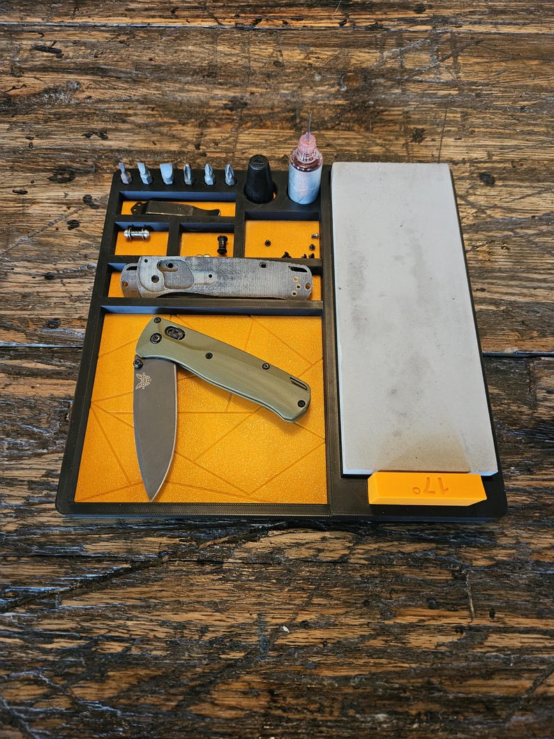Custom Knife Maintenance Tray - Etsy