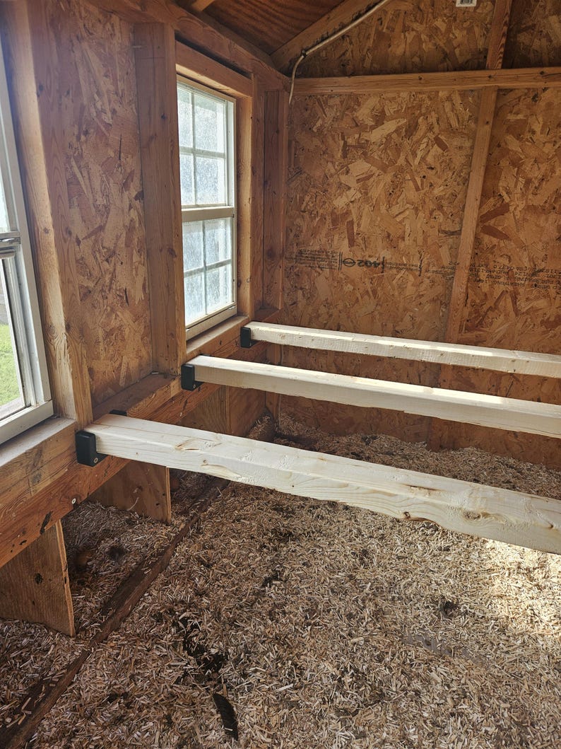 Chicken Roost Bar Mount / Bracket (pair) - Etsy