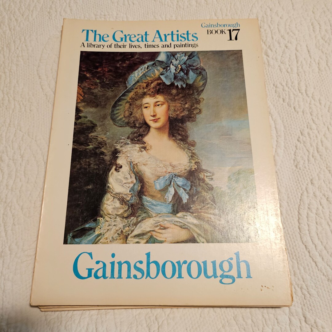 The Great Artist Book Gainsborough 17 - Etsy