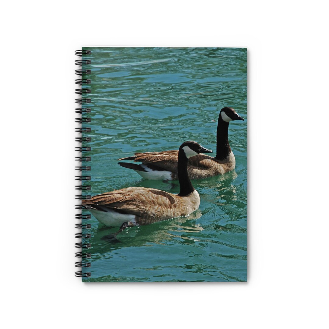 Canadian Geese Spiral Notebook - Ruled Line - Etsy