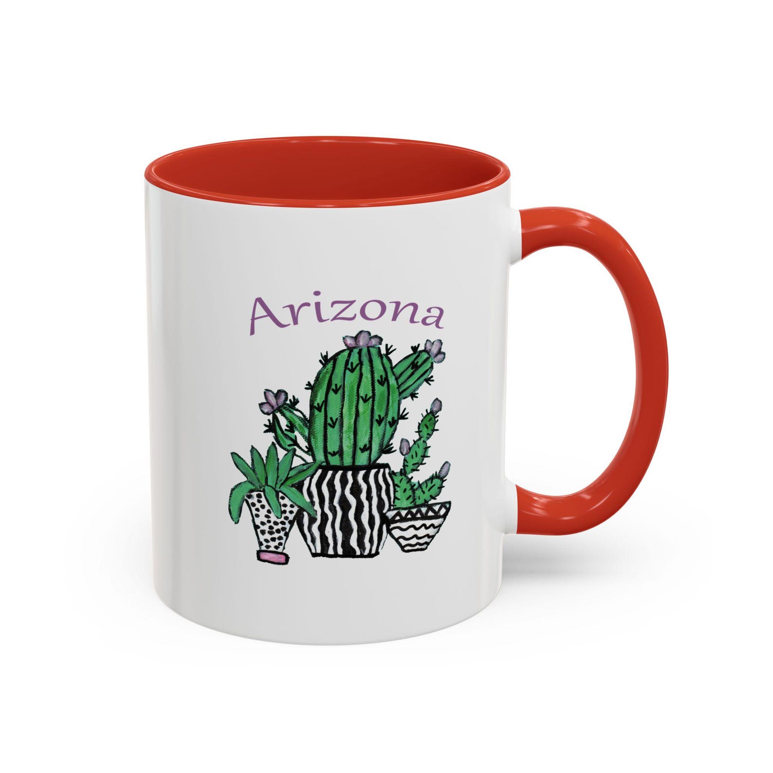 Arizona Cactus Garden Mug 15 Oz - Etsy