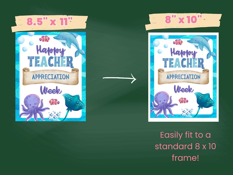 Teacher Appreciation Sign Printable - Teacher Appreciation Poster ...