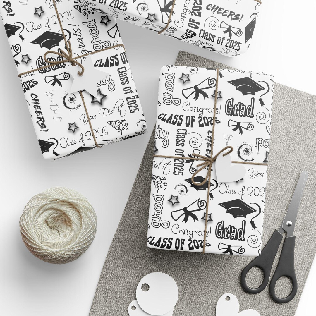 Gift Wrap - Graduation 2025 - Etsy