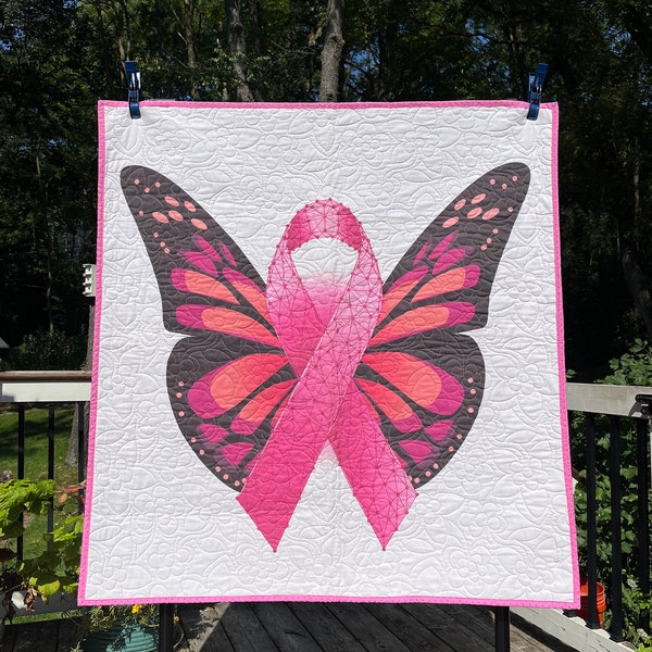 Breast Cancer Quilt - Etsy