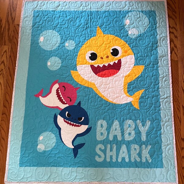 Shark Quilt - Etsy