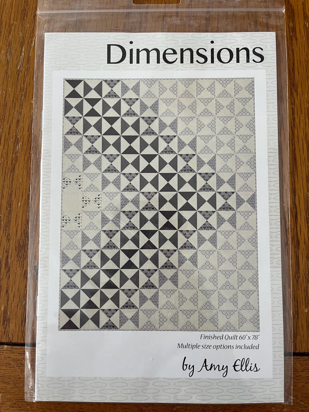 Dimensions Quilt Pattern by Amy Ellis (multiple Sizes) - Etsy