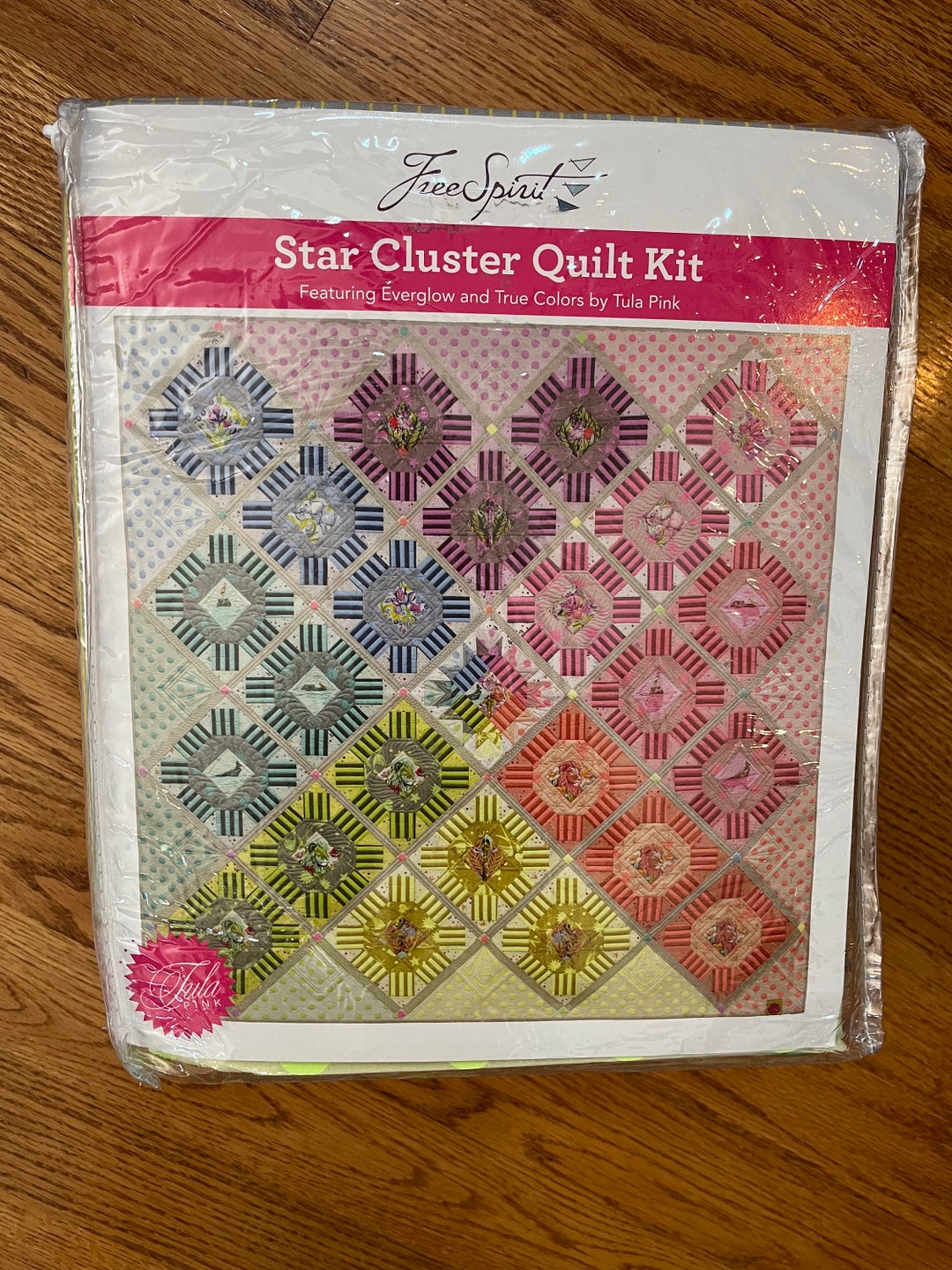 STAR CLUSTER Quilt Kit Featuring Everglow & True Colors by Tula Pink ...