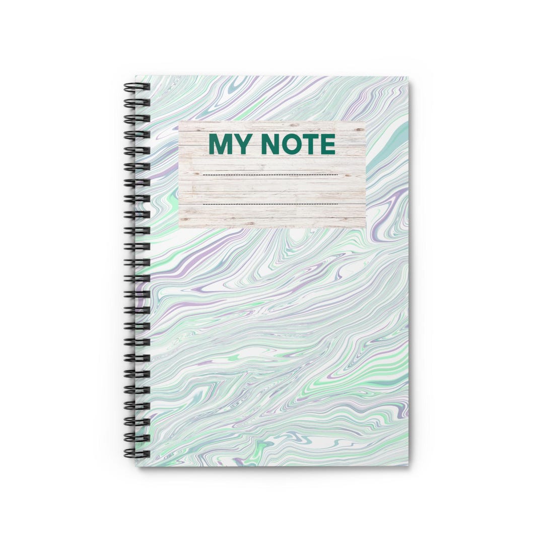 Marble Spiral Notebook - Beautiful Pastel Design, Perfect for ...