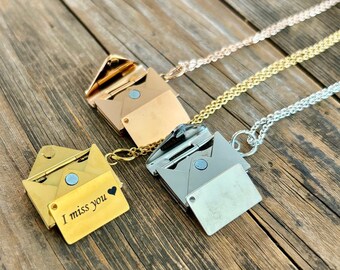 Personalized Custom Engraving Hidden Love Letter Secret Message 3D ...