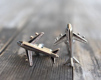 Airplane Cuff Links - Etsy