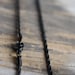 Black Rope Chain Necklace Stainless Steel - Tarnish Free Waterproof ...