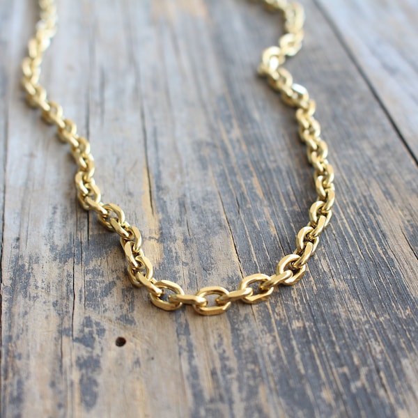 Gold Chain Necklace - Etsy