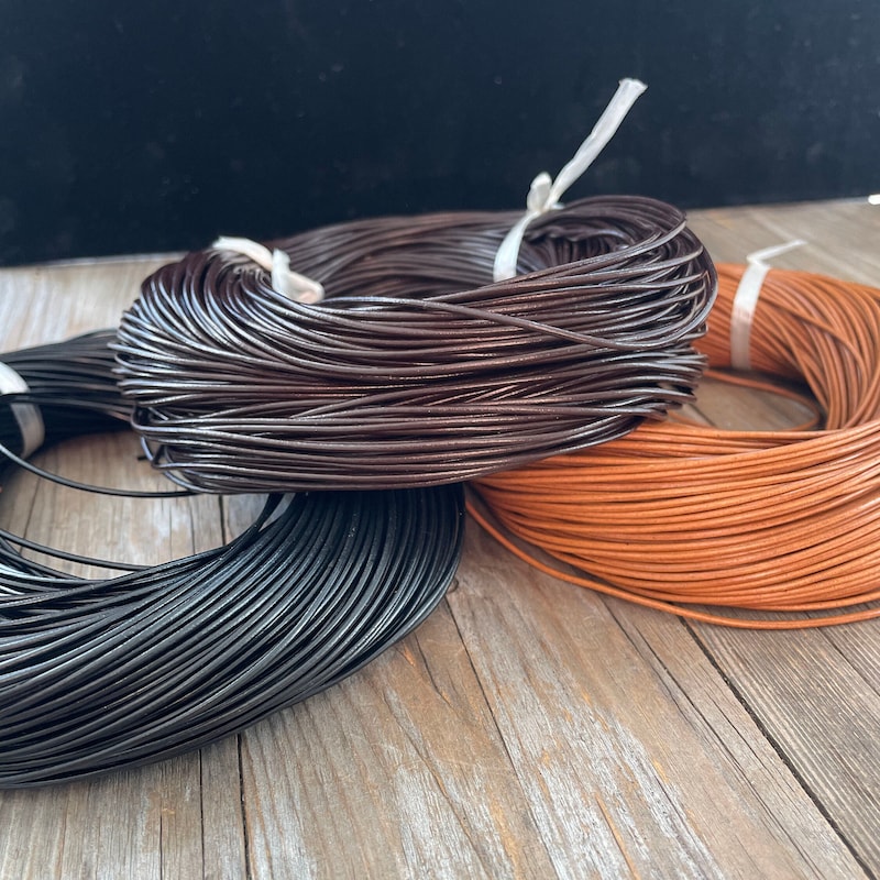 Leather String - Etsy