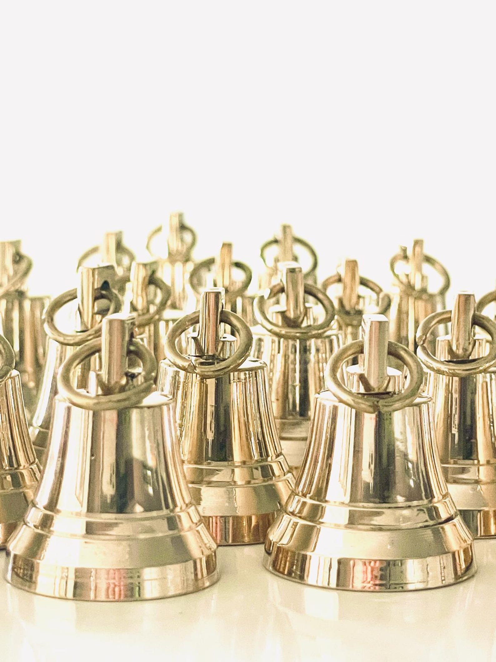 Personalized Brass Wedding Bells, Custom Engraved Bride Groom Names ...