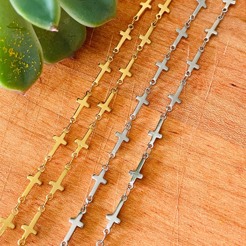 Gold Cross Hypoallergenic - Etsy