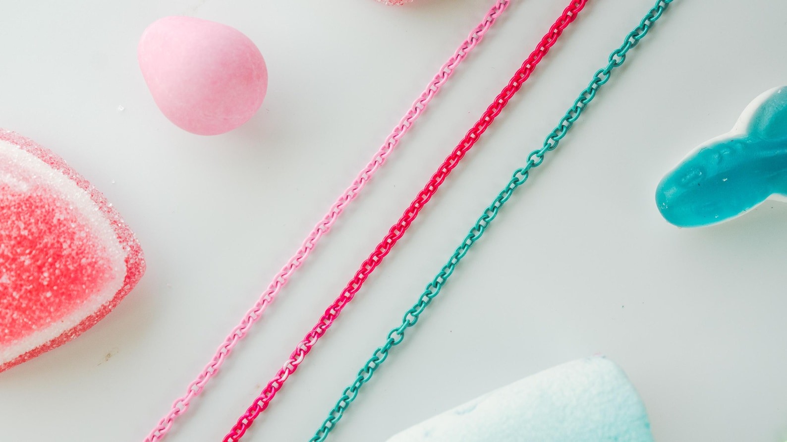 Neon Enamel Chain - Stainless Steel - Permanent Jewelry Chains ...