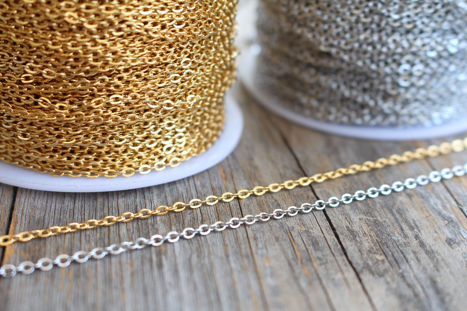 Stainless Steel Chain Non-tarnish 2mm Permanent Jewelry Making Supplies ...