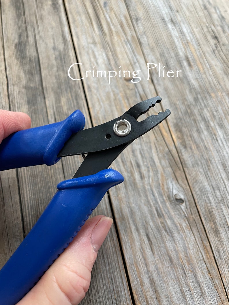Crimp Tube With Loop - 925 Sterling Silver for up to 1.1mm Chains - 10 ...