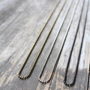 Ball Chain Necklaces , Steel Chains , 3 Finishes , 2.4 Mm , 4 Mm , 16 ...