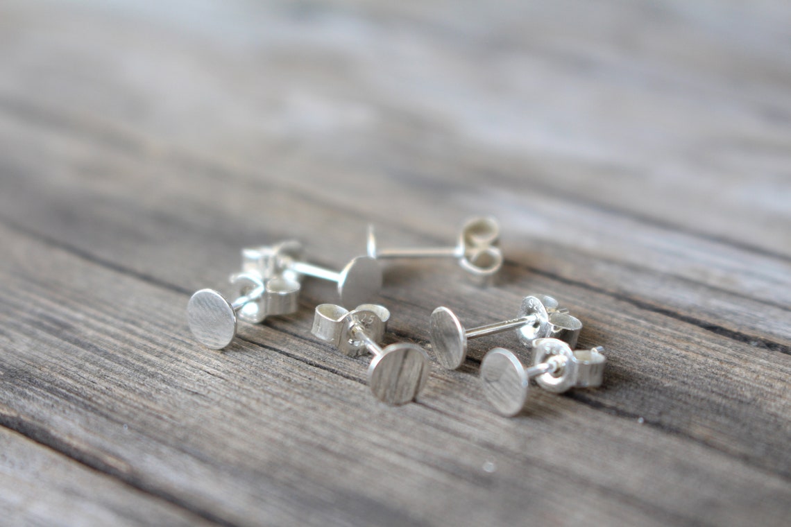 10 Pairs 20 Units Earring Posts W/ Round Pad 3mm 4mm | Etsy