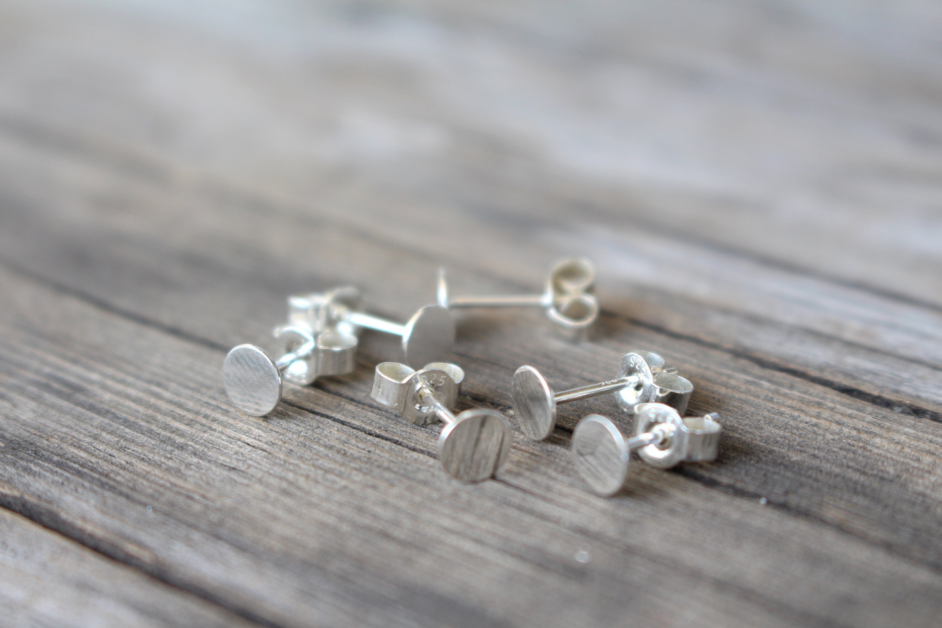 10 Pairs 20 Units Earring Posts W/ Round Pad 3mm 4mm - Etsy