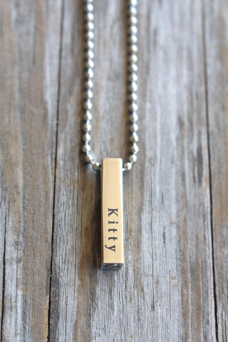 Urn Necklace Silver Urn Pendant Jewelry for Ashes Custom | Etsy