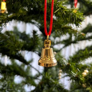 Custom Engraved Brass Jingle Bell Gift Ornament for Christmas ...