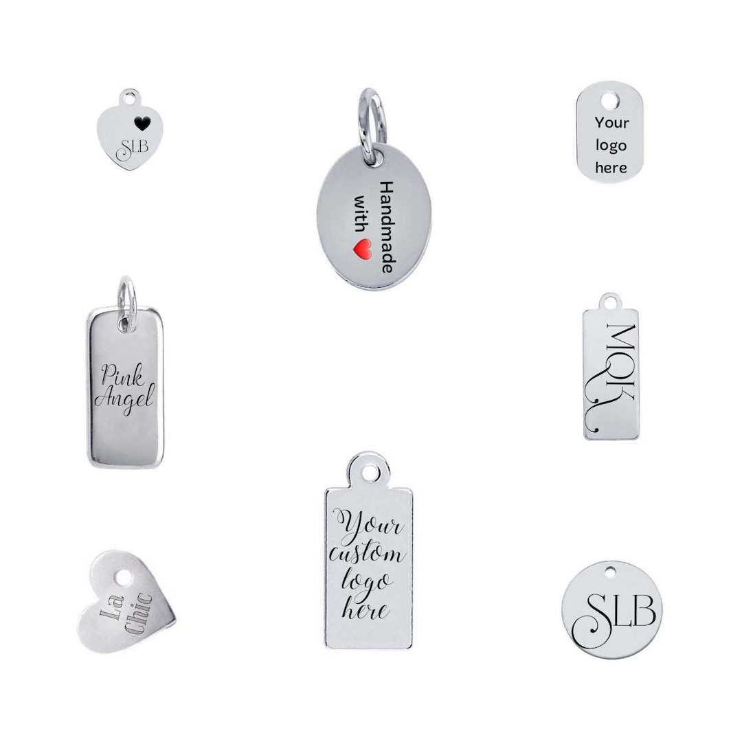 Personalized Branding Tags: Custom Engraved Logo for Jewelry ...