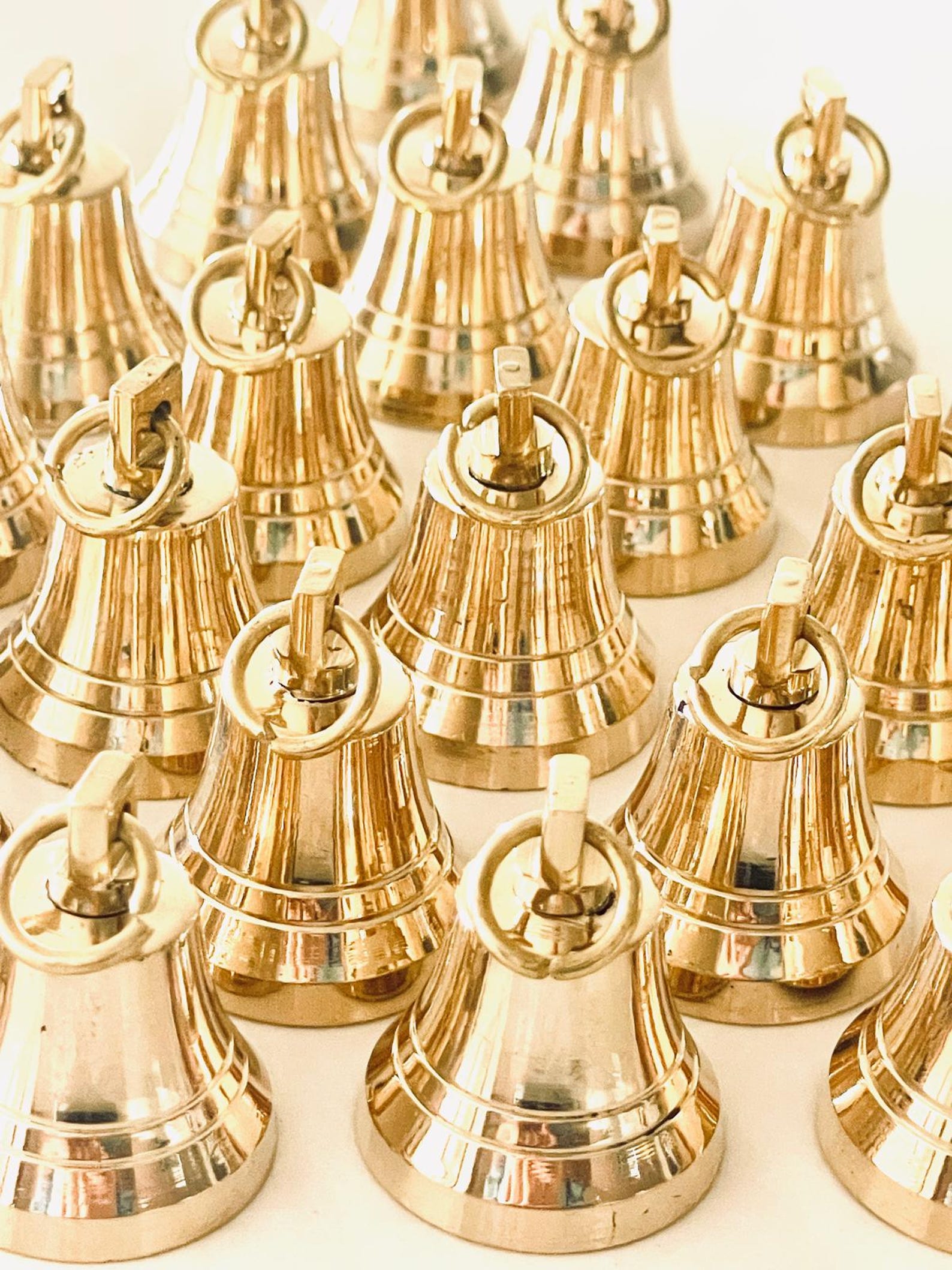 Personalized Brass Wedding Bells, Custom Engraved Bride Groom Names ...