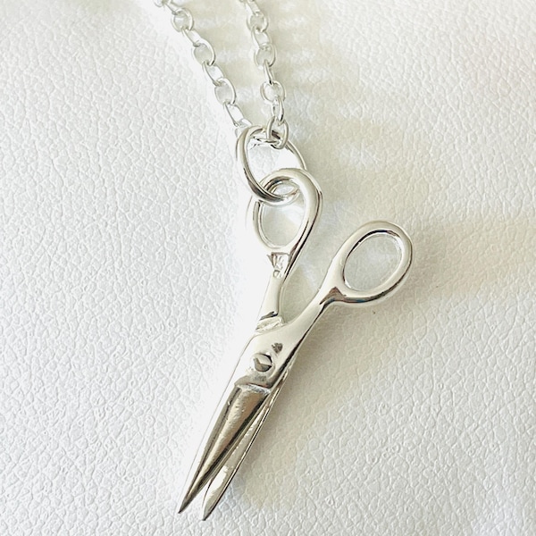 Scissor Necklace - Etsy