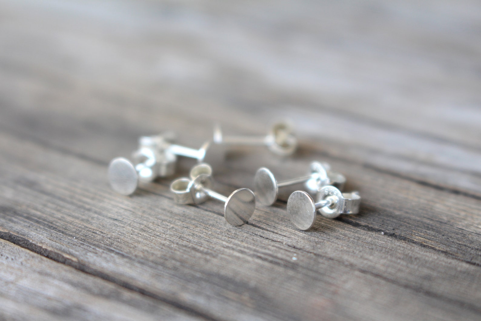 10 Pairs 20 Units Earring Posts W/ Round Pad 3mm 4mm - Etsy