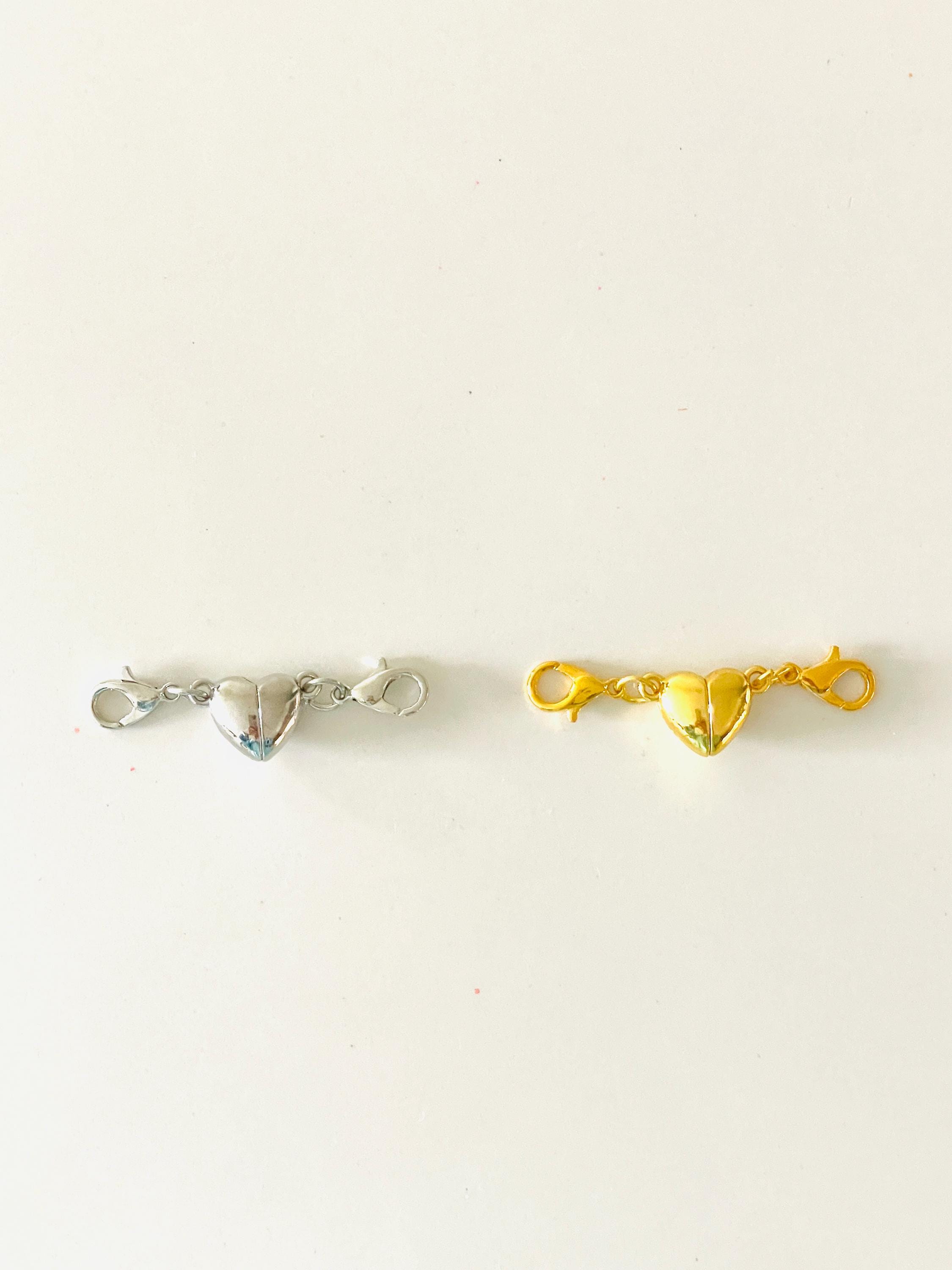 6 Magnet Clasps Various Shapes - Silver Gold Magnetic Clasp Findings ...