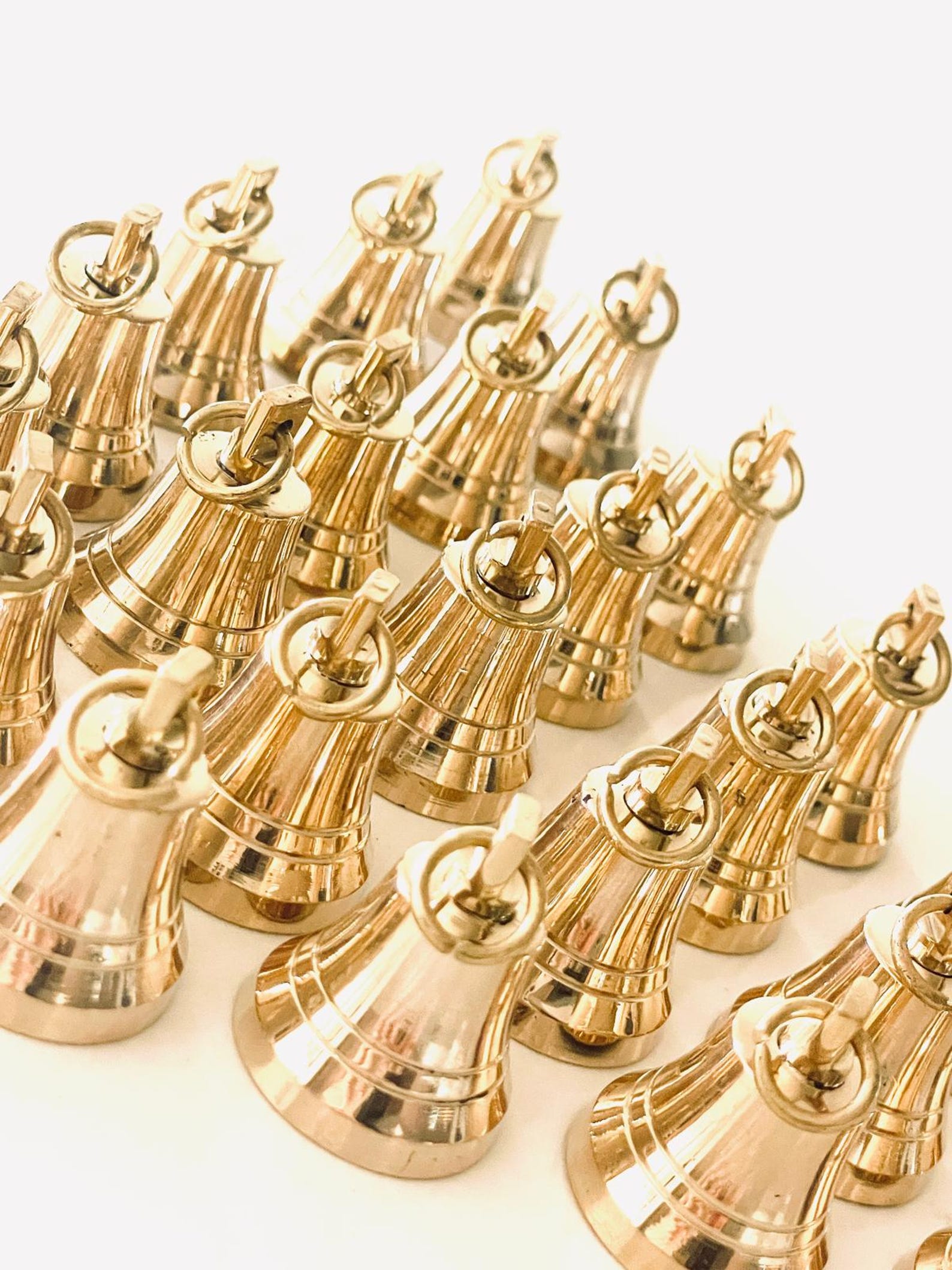 Personalized Brass Wedding Bells, Custom Engraved Bride Groom Names ...