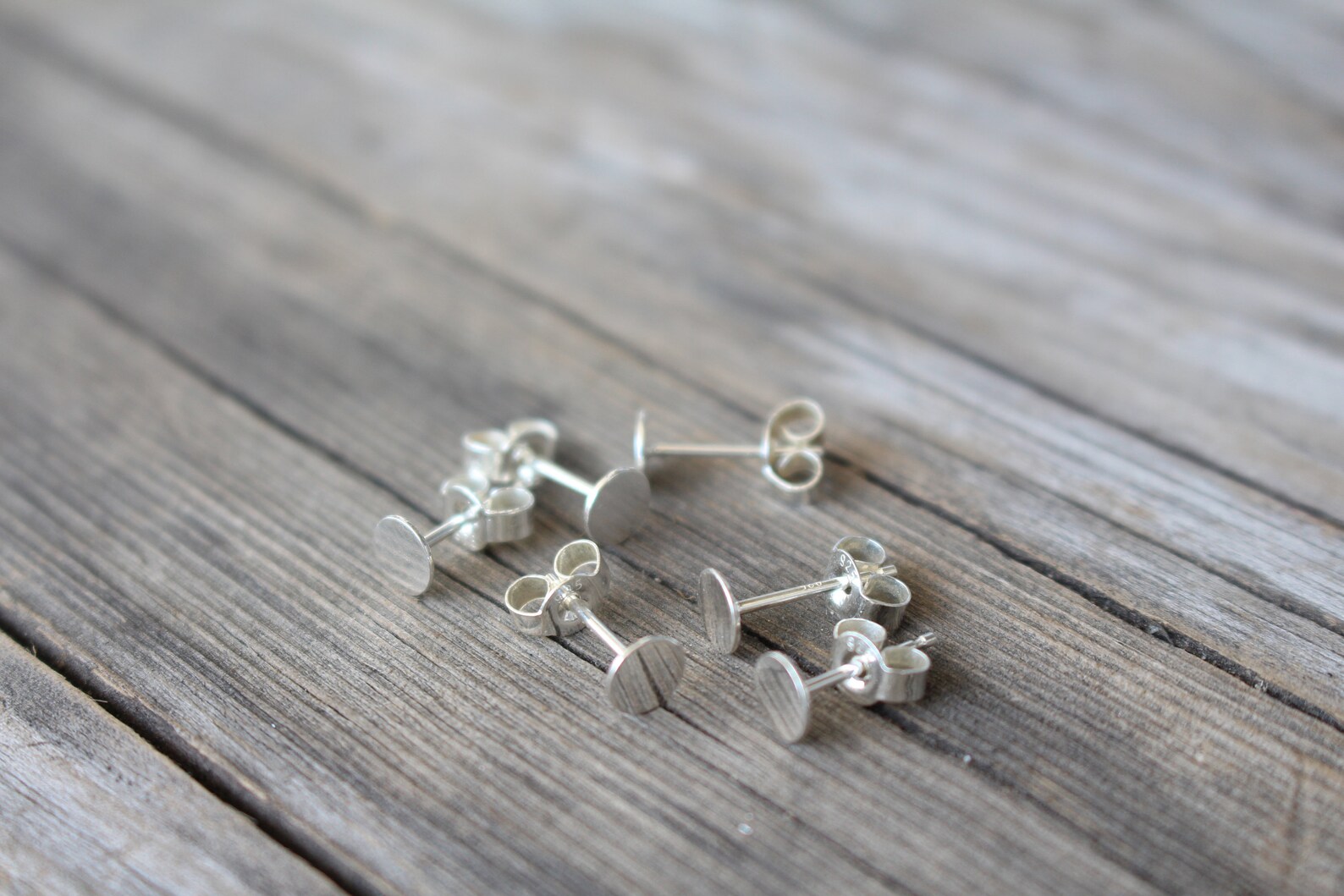 10 Pairs 20 Units Earring Posts W/ Round Pad 3mm 4mm | Etsy