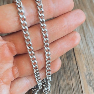 Stainless Steel Flat Chain Non-tarnish - DIY Permanent Jewelry Making ...