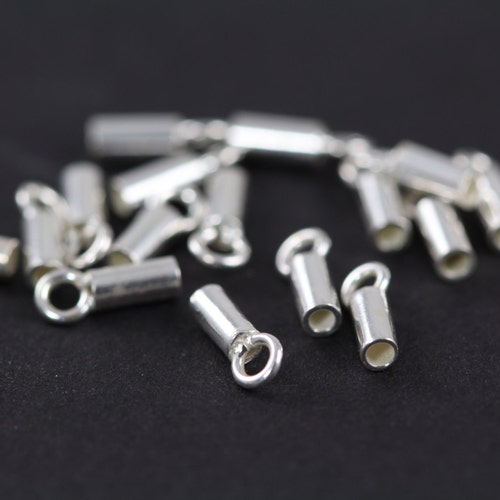 Sterling Silver Crimp Cover Beads 2.5mm 3mm 4mm 5mm 6mm 925 - Etsy