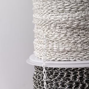 Enamel Chains Silver - Multi Color Neon Black White - Wholesale Bulk ...