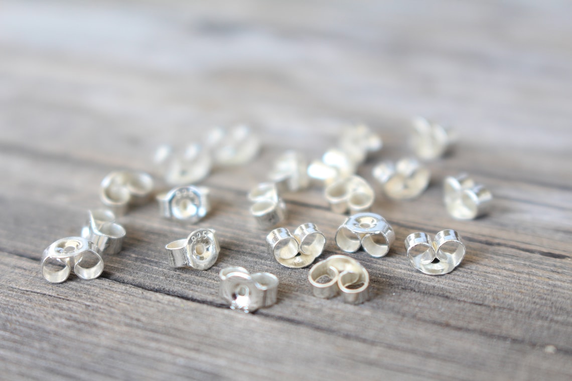 10 Pairs 20 Units Earring Posts W/ Round Pad 3mm 4mm | Etsy