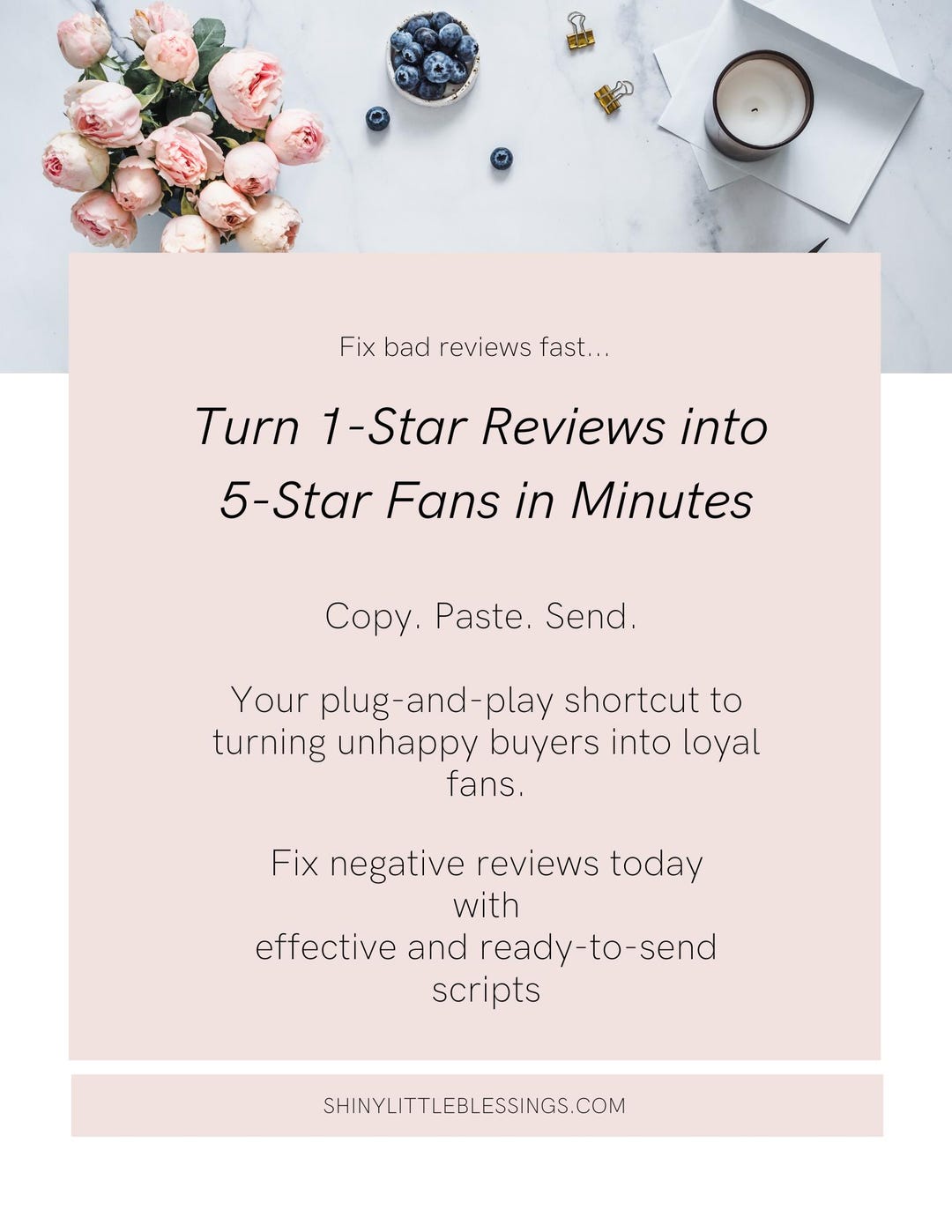 15-minute Etsy Bad Review Rescue – Instant Email Templates + Recovery ...