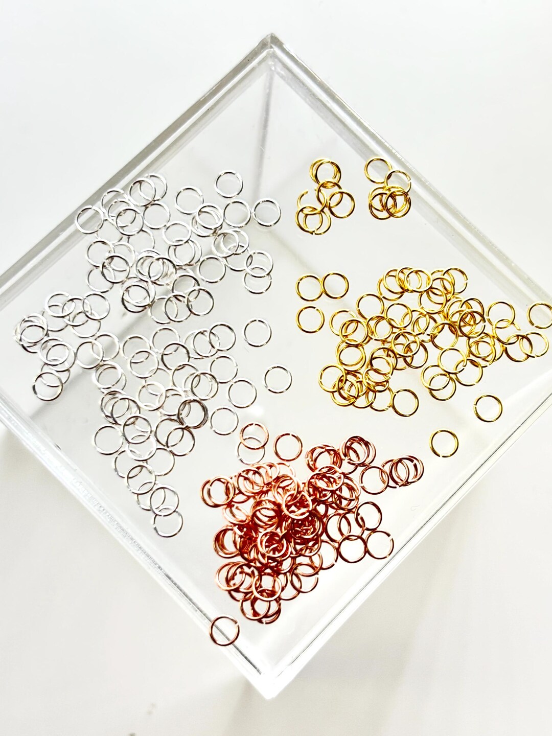 Jump Rings for Permanent Jewelry Making 100 Units - Sterling Silver 18k ...