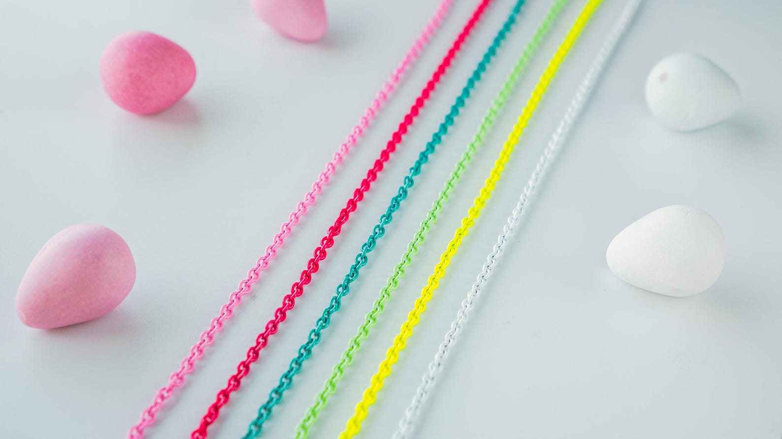 Neon Enamel Chain - Stainless Steel - Permanent Jewelry Chains ...