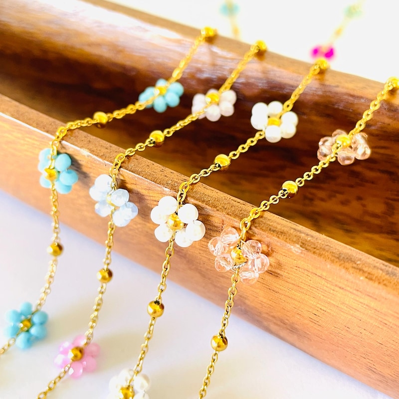 Ball Flower Chain - Etsy UK