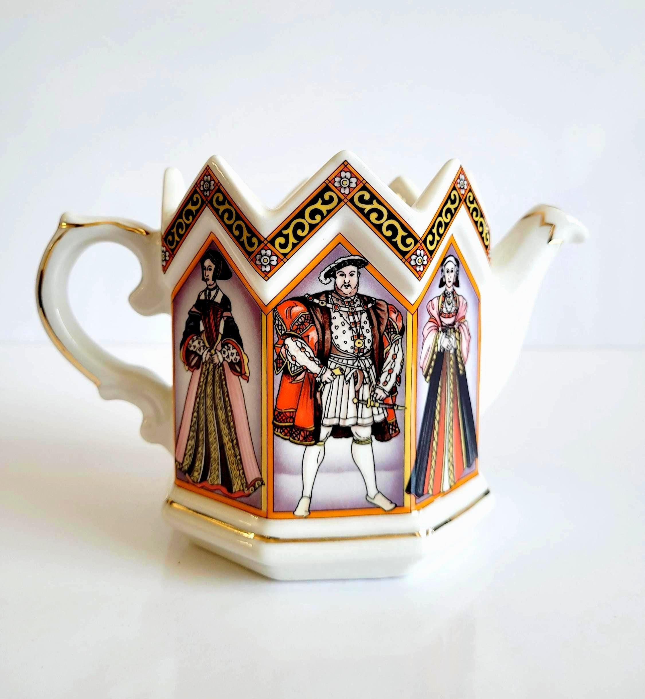 Sadler King Henry VIII and His Six Wives Teapot, Vintage English ...