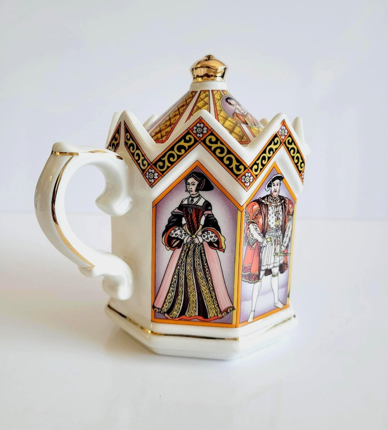 Sadler King Henry VIII and His Six Wives Teapot, Vintage English ...