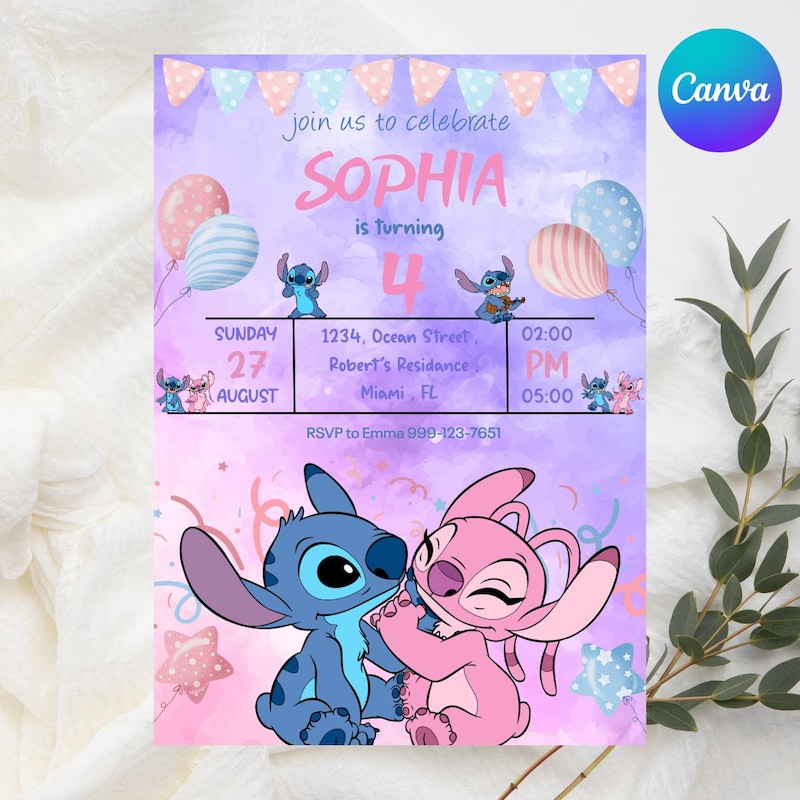 Compleanno di stitch - Etsy Italia