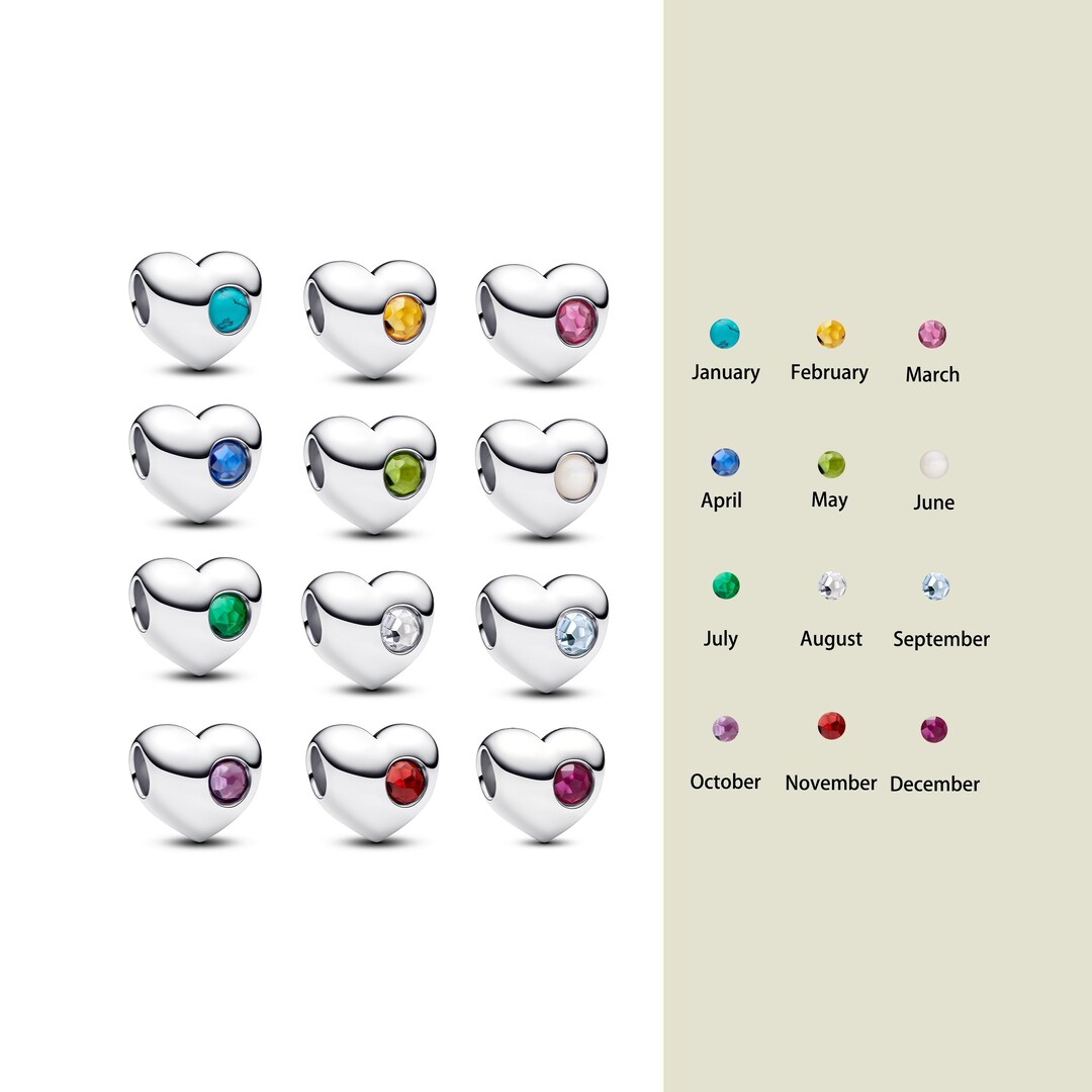 2025 New Model S925 Pure Silver December Love Heart Pandora Jewelry ...