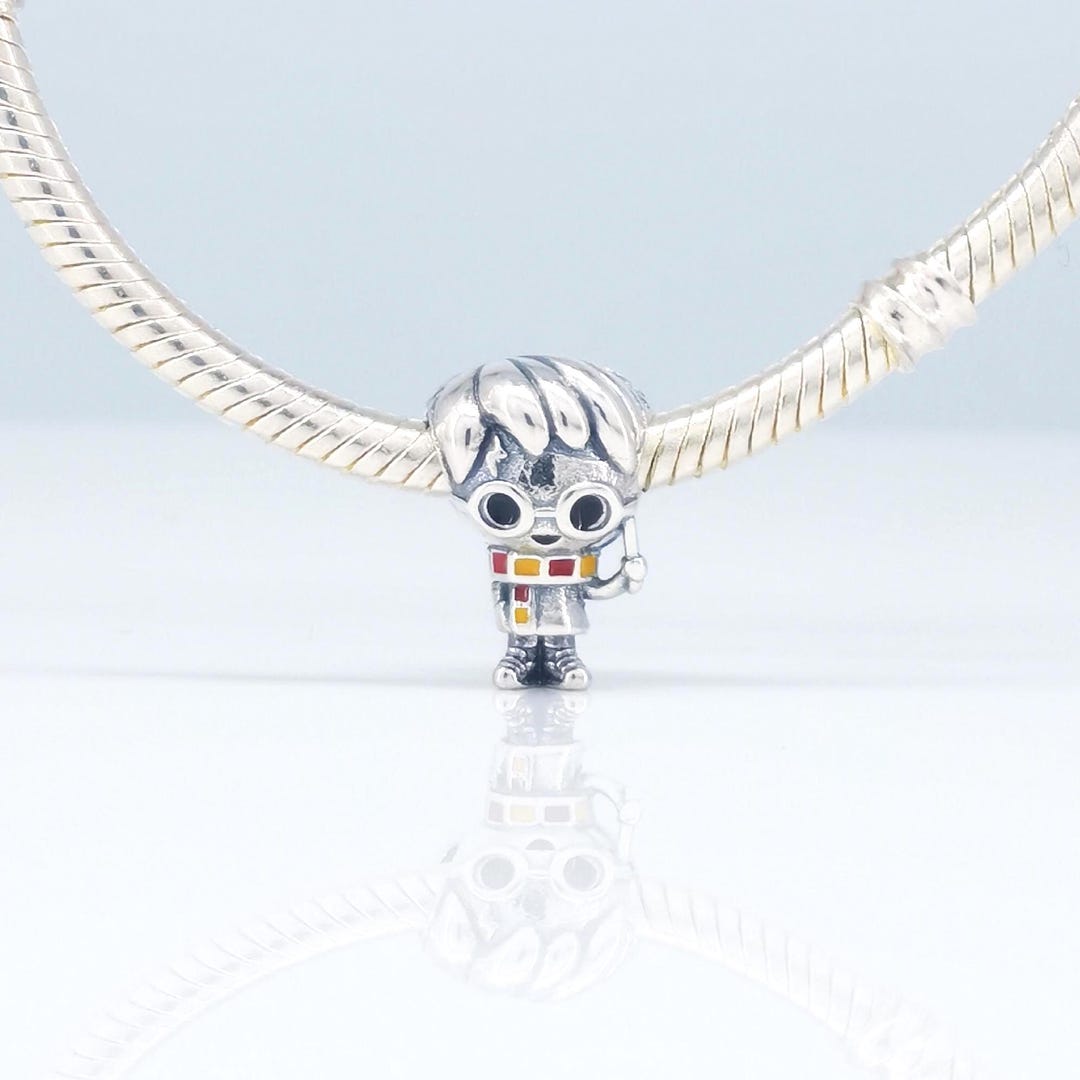 S925 Pure Silver Disney Harry Potter Magician Pandora Jewelry Amulet ...